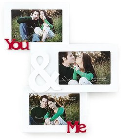 Dřevěný nástěnný fotorámeček Tomasucci You And Me, pro fotografie 10 x 15 cm