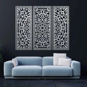 Nástěnná dekorace třídílný panel mandala | SENTOP PR0514-A