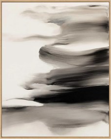 BIZZOTTO Obraz v rámu 100x80 cm černo-béžový 0240785