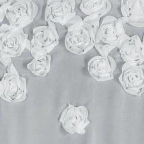 ZÁCLONA NA KROUŽCÍCH DIANA3 350X250 CM BÍLÁ