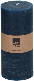 Sloupová svíčka Arti Casa, modrá, 7 x 16 cm
