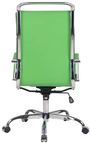 Kancelářská židle Sawston - umělá kůže | zelená