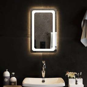vidaXL Koupelnové zrcadlo s LED osvětlením 30x50 cm