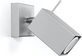 Sollux Lighting Nástěnné svítidlo MERIDA 1 šedé