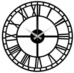 Wallity Dekorativní nástěnné hodiny Metala 48 cm černé