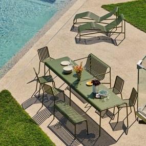 HAY Zahradní stůl Palissade Table 170x90, Olive