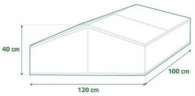 Garden King Zahradní polykarbonátové pařeniště 120 x 100 cm