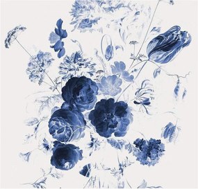 Tapeta Royal Blue Flowers I