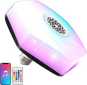 Verk Group Led barevná žárovka rgbw reproduktor bluetooth dálkové ovládání