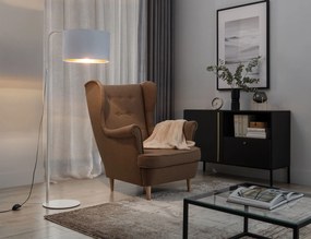 Vespillo, 40x70x151cm stojací 1B bílý/zlatý