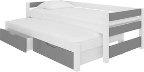 ADRK Furniture Manželská postel s matracemi FRAGA CH-Fra-W+GRA-D071