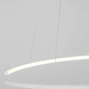 LED lustr Breda 70 bílé