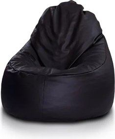 Sedací vak Yoko ekokůže / polyester TiaHome - černá