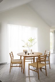 Rowico Přírodní dubový jídelní stůl Filippa 120/165 cm