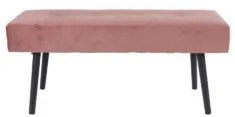 Lavice SKIBY čalouněná, růžová House Nordic 1401006
