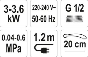 Fala Dřezová baterie s elektrickým ohřívačem vody 20 cm / Dřezová bate