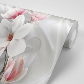 Samolepící tapeta bílá magnolie