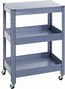 XXXLutz SERVÍROVACÍ VOZÍK, modrá, 50/32/75 cm - Barové vozíky - 001931021301