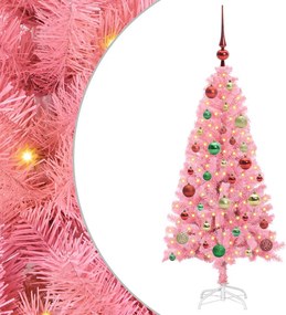Vánoční stromeček Růžová 120 cm PVC 3396415