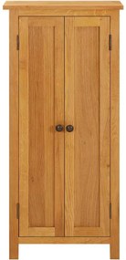 Úložná skříňka 50 x 22 x 110 cm masivní dubové dřevo 329926