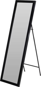Stojací zrcadlo EVAN 125x36 cm černé