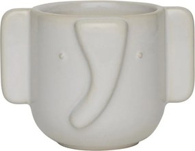 Kameninový ručně vyrobený obal na květináč ø 9 cm Elephant – OYOY Mini