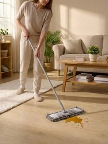 Sinsay - Mop s teleskopickou rukojetí - béžová