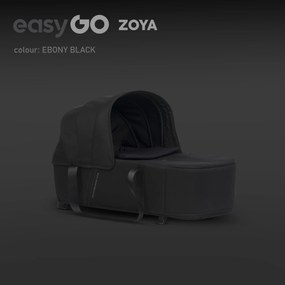 Kombinovaný kočárek EasyGo Zoya 2v1 Ebony Black