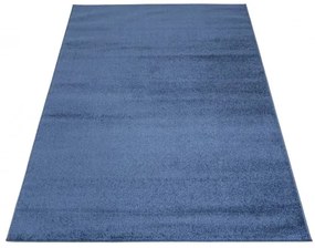 Kusový koberec jednobarevný SPRING P113A Modrý Rozměr: 60x200 cm