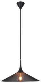 Candellux Lustr na lanku KIRUNA 1xE27/40W/230V pr. 50 cm černá CA0691