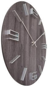 Designové moderní dřevěné hodiny s 3D číslicemi JVD HC27.4