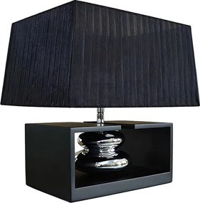 Designová stolní lampa Kamaria 35 cm černá