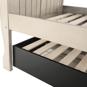 Postel s přistýlkou, 90x200, antická bílá, ANTIKO Kondela 0000258490