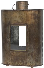 Mosazná antik kovová lucerna Cappio - 15*28*41cm