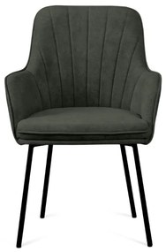 DOLMAR SEDAČKY Jídelní židle - KR-8, různé tkaniny a barvy na výběr Čalounění: tmavě hnědá (Uttario Velvet 2961)