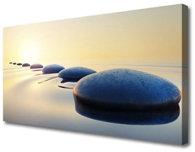 Obraz na plátně Kameny ve Vodě Lázně 140x70 cm