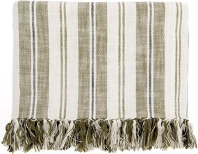 Zelená bavlněná deka 150x200 cm Indira – Tiseco Home Studio