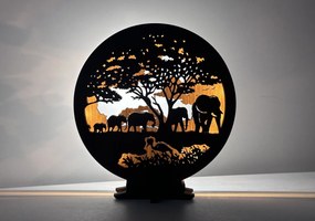 Li-Go "Sloni" lampa 20x22 cm provedení povrchu: dub světlý