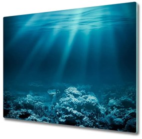 Skleněná krájecí deska Podmořský svět 60x52 cm