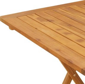 vidaXL Skládací zahradní stůl 70 x 70 x 75 cm masivní akáciové dřevo [46348]