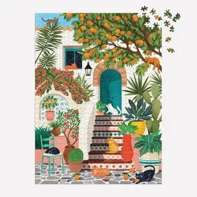 GALISON Puzzle Středomořské kočky / 1000 dílků