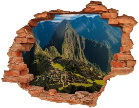 Wallmuralia Samolepící díra na stěnu Machu Picchu 90x70 cm