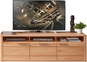 XXXLutz KOMODA POD TELEVIZI, jádrový buk, jádrový buk, 190/58/45 cm Carryhome - Komody z masivu - 002737041508