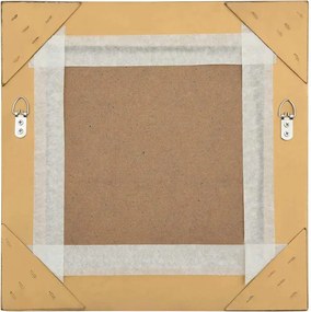 Nástěnné zrcadlo barokní styl 40 x 40 cm zlaté 320305