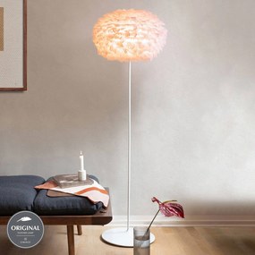 UMAGE Eos medium stojací lampa růžový stojan, bílá