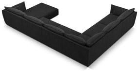 Tmavě šedá rohová pohovka (levý roh) Vanda – Mazzini Sofas