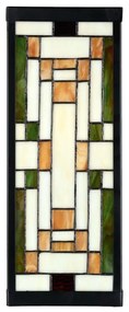 Nástěnné světlo Tiffany v art deco stylu Theodorus – 14x16x40 cm