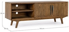 BIZZOTTO TV stolek SHERMAN 55x152 cm 0746834