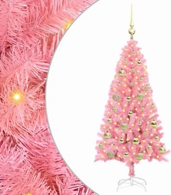 Vánoční stromeček Růžová 120 cm PVC 3396411