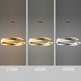 Toolight Toolight, LED stropní svítidlo APP1802-CP, zlatá matná, OSW-04060